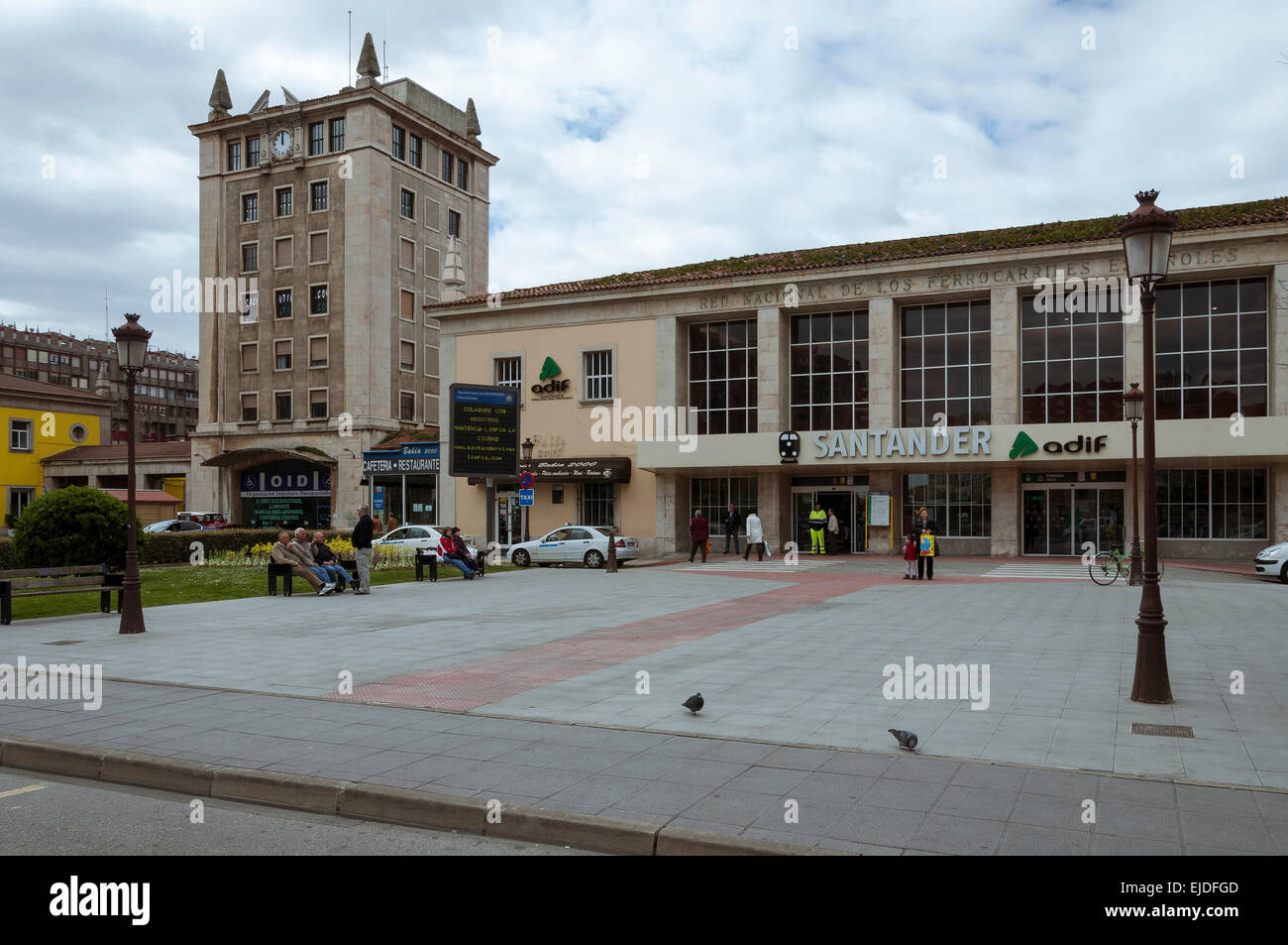 Adif train station. Santander, Cantabria, Spain Stock Photo - Alamy