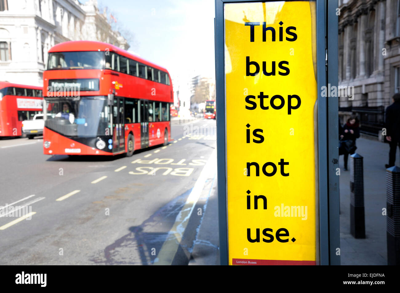 Bus stop london public transport hi-res stock photography and images ...