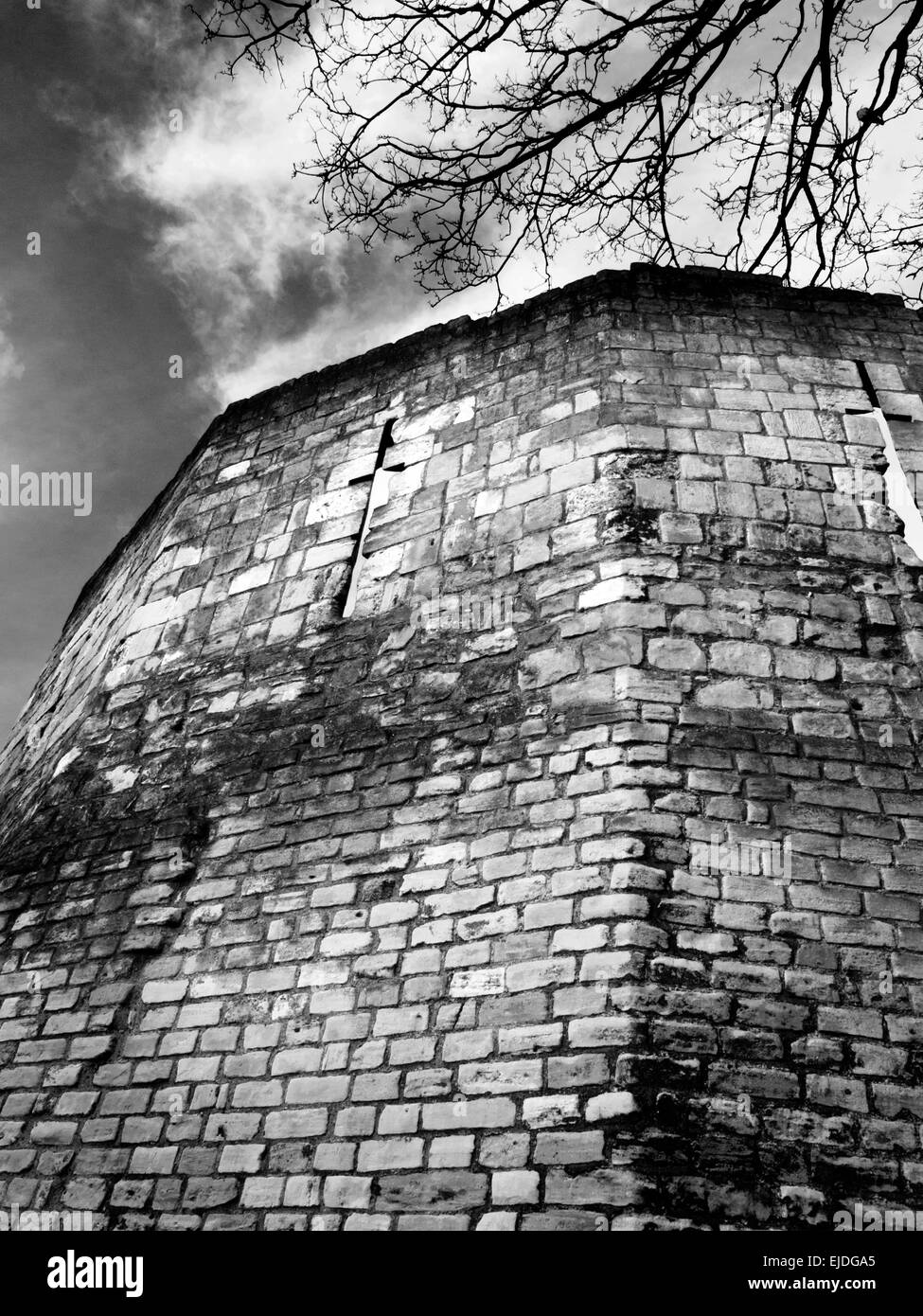 The Multangular Tower in Museum Gardens York North Yorkshire England ...
