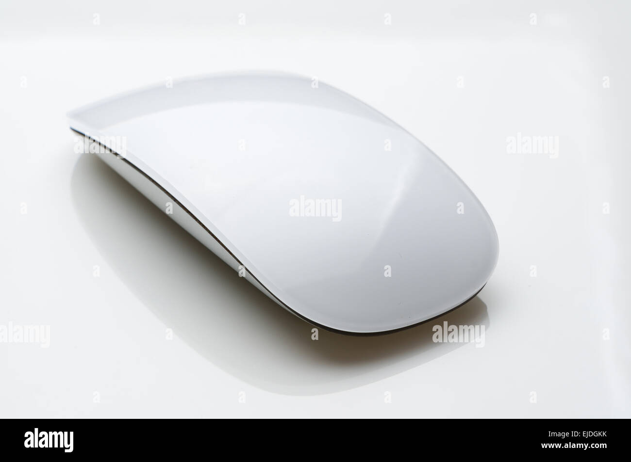 White mouse, on a white background Stock Photo - Alamy