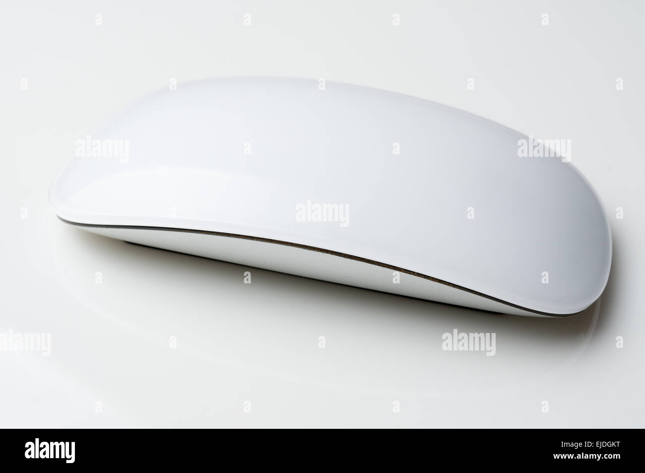 White mouse, on a white background Stock Photo - Alamy