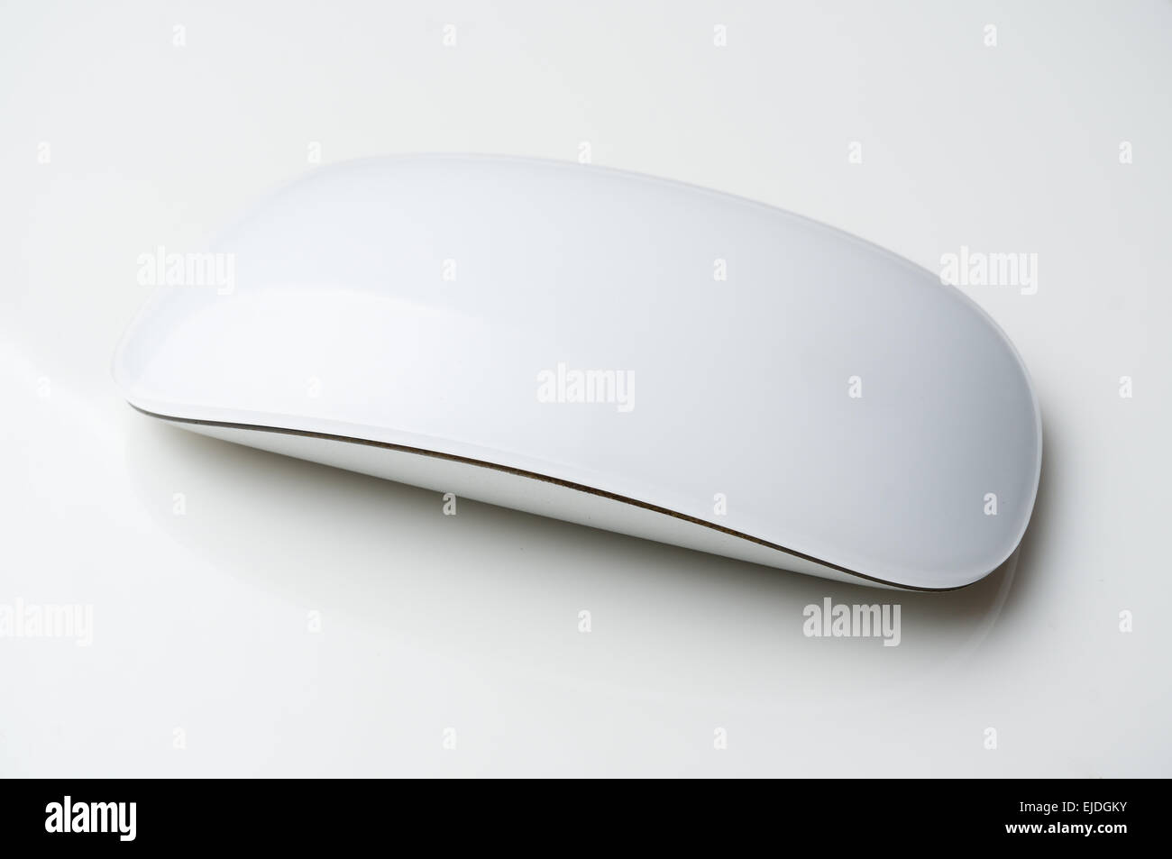 White mouse, on a white background Stock Photo - Alamy