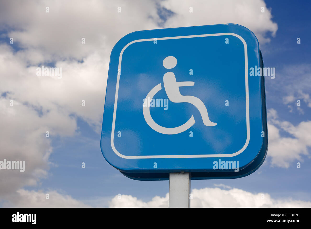 Signal that indicate priority parking for vehicles of people with ...