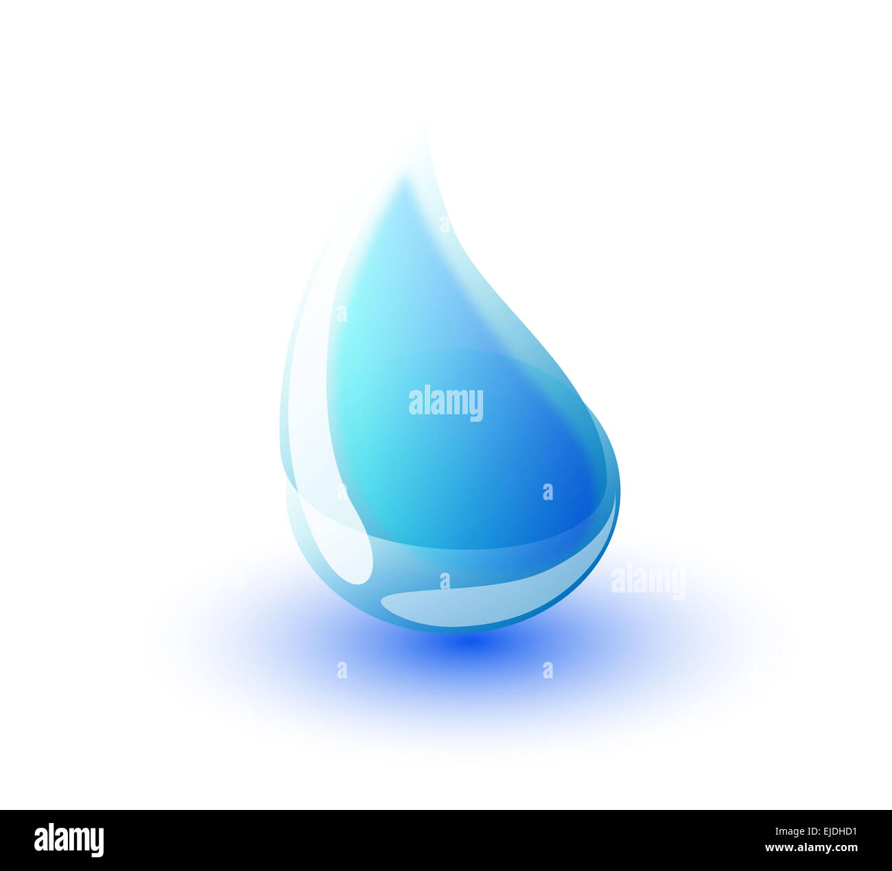 Save water blue drop Cut Out Stock Images & Pictures - Alamy