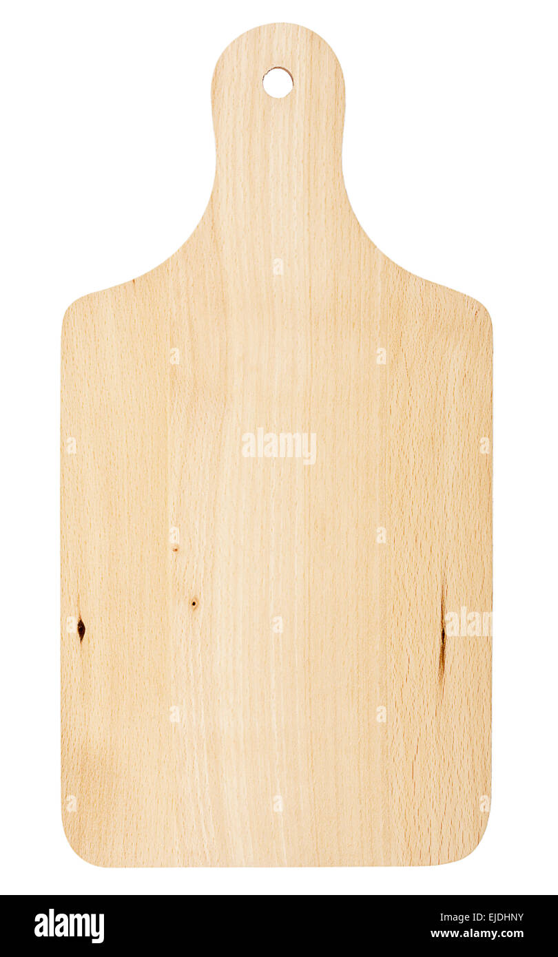 Chopping board isolated on white background Stock Photo - Alamy