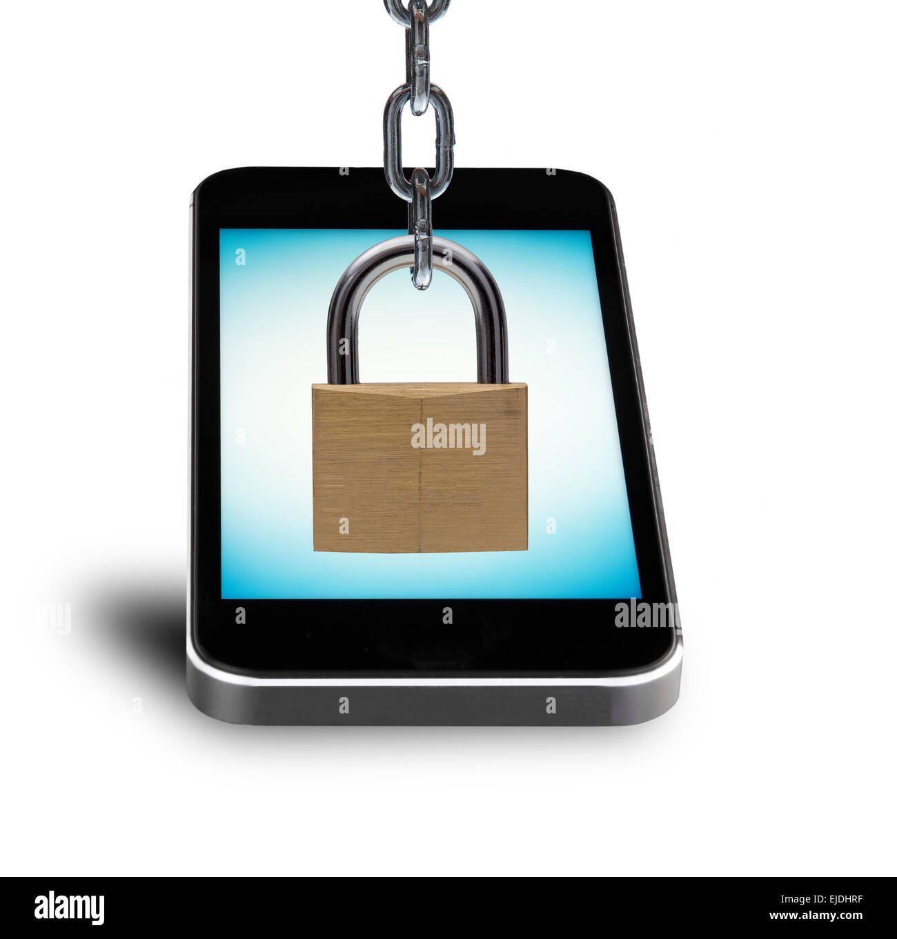 Security concept with mobile phone Stock Photo - Alamy