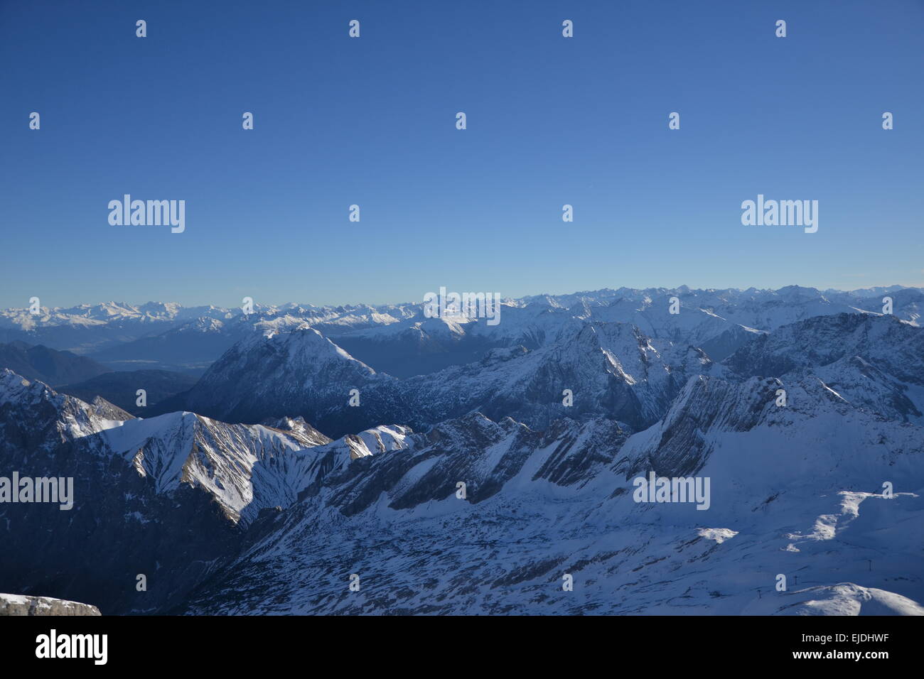 The Alps, Zugspitze Stock Photo - Alamy