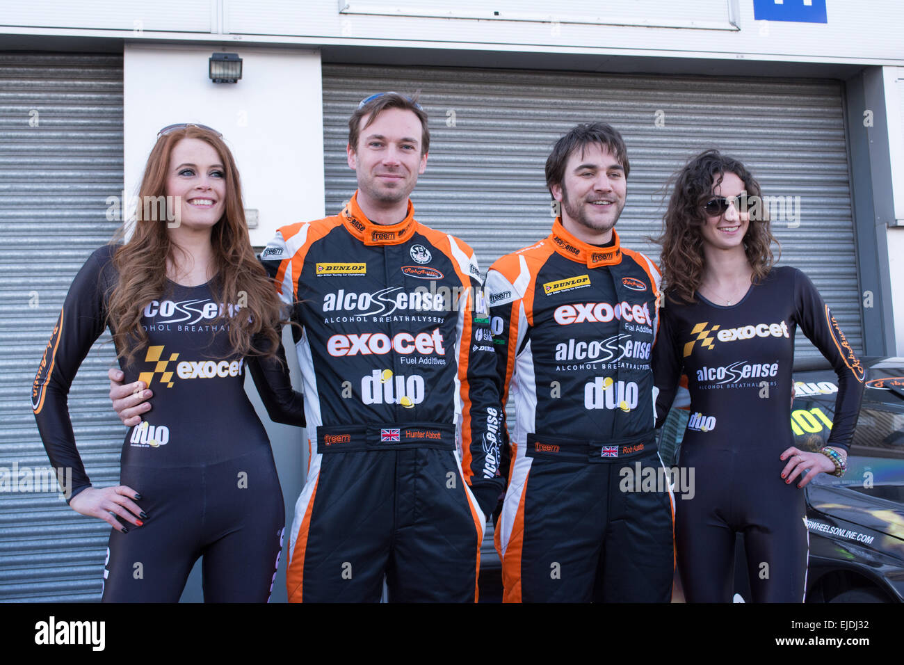 Castle Donington, UK. 24th March, 2015. Rob Austin and Hunter Abbott of ...