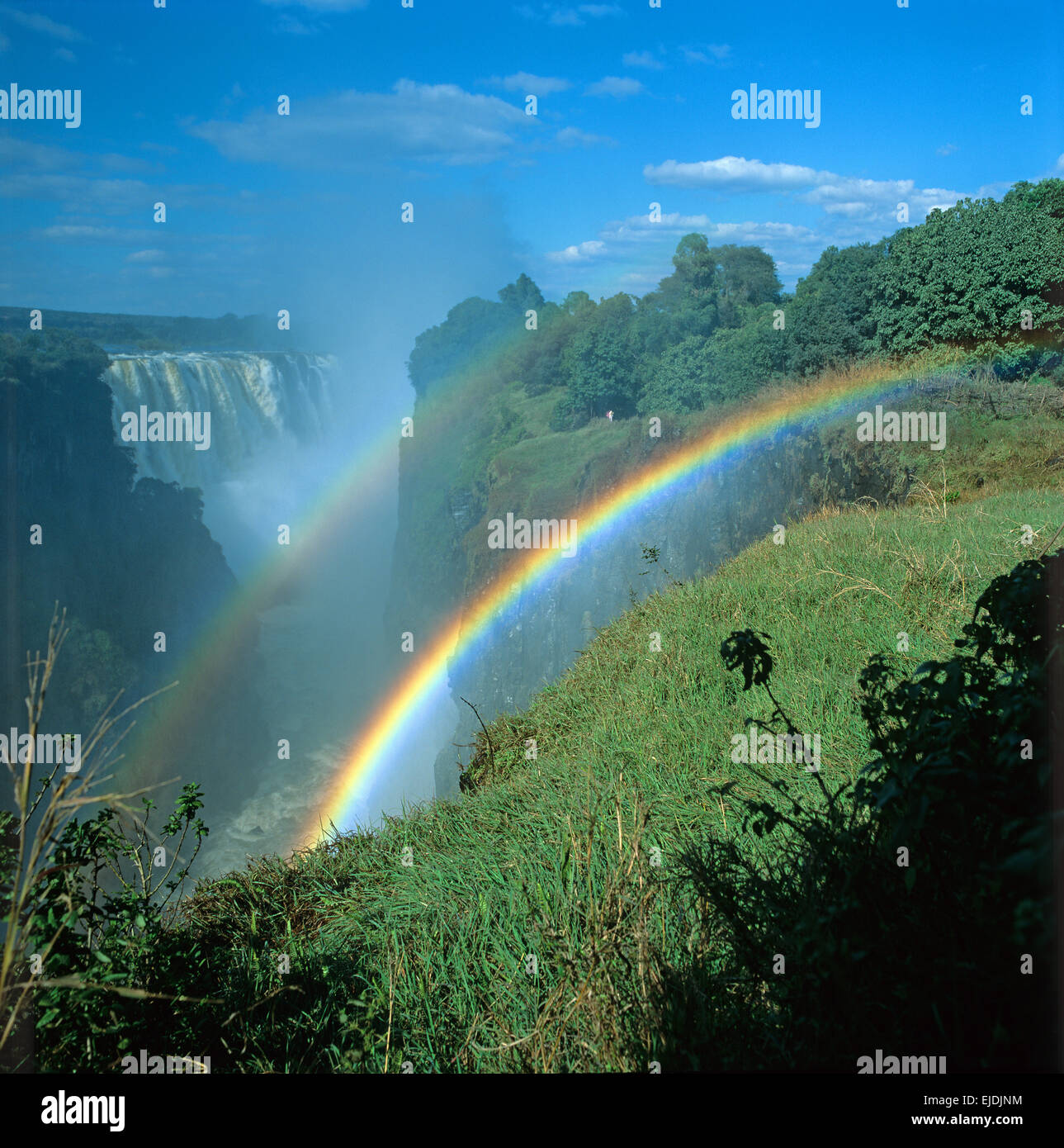 permanent rainbow, Victoria Falls, Zimbabwe, Africa Stock Photo - Alamy