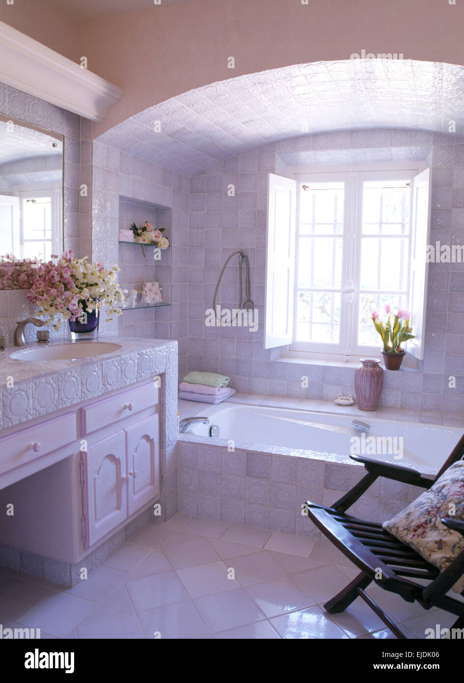 Mauve Bathroom Tile