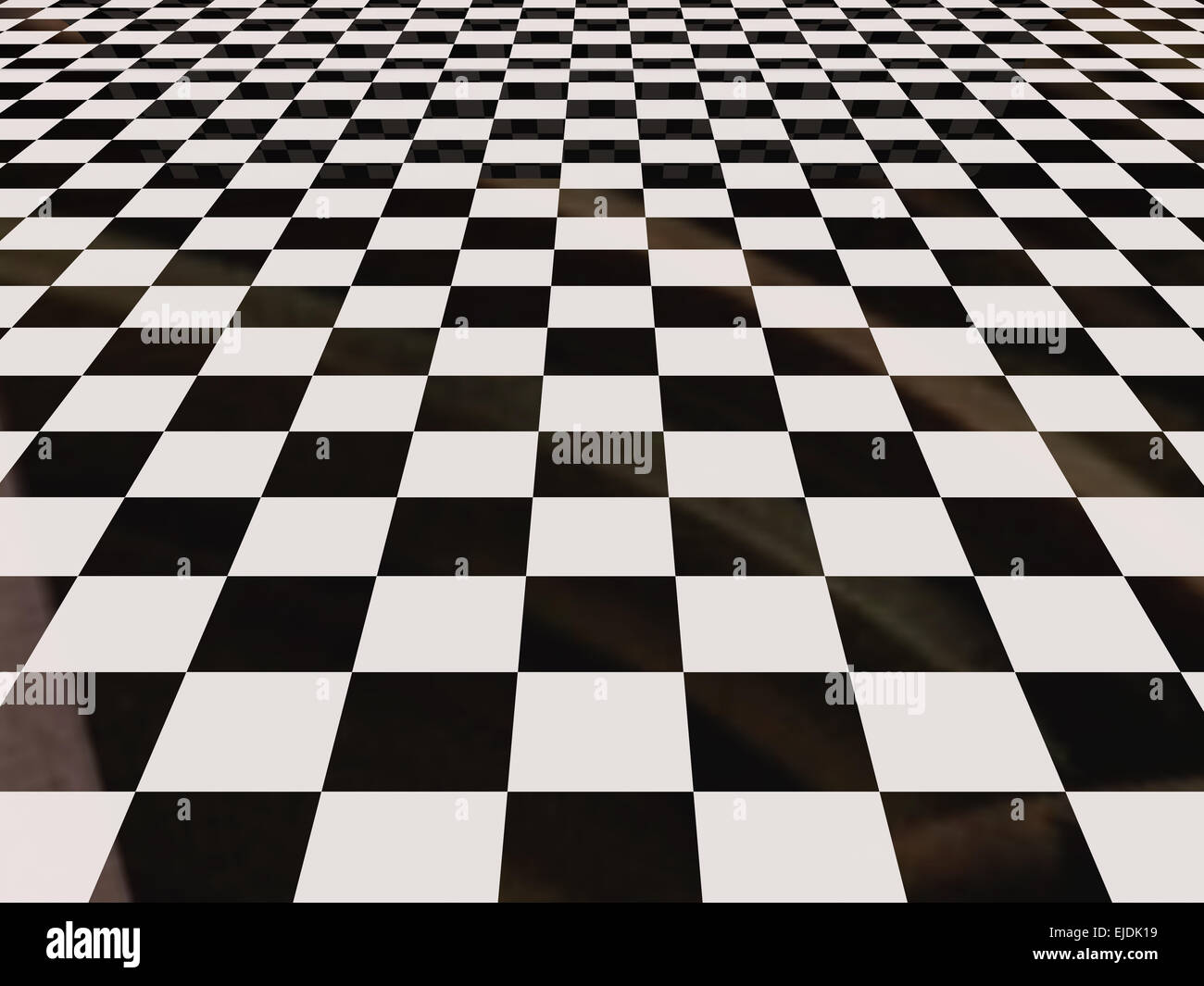 3d rendering of a square tiles floor Stock Photo - Alamy
