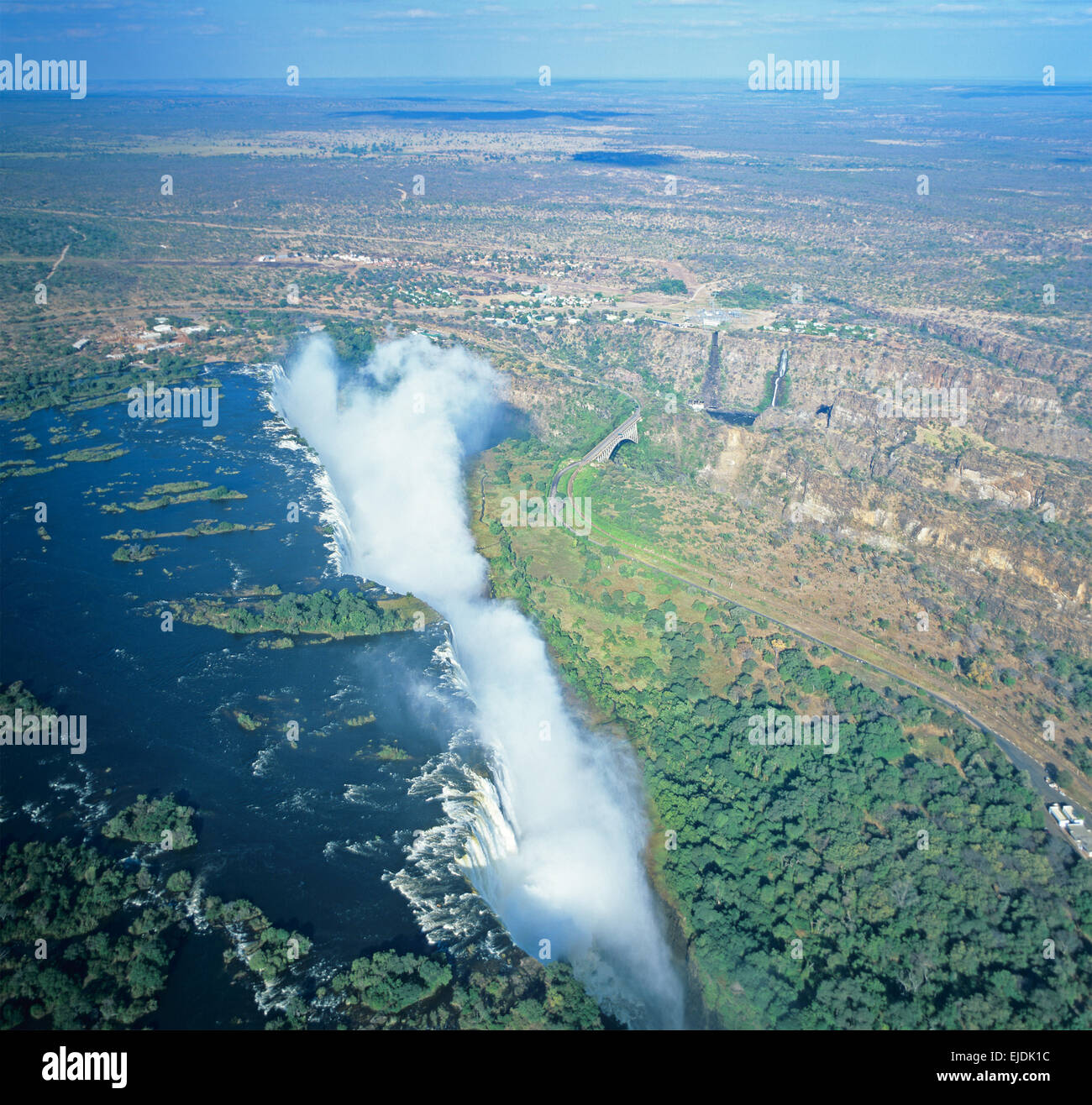 Victoria falls aerial photo hi-res stock photography and images - Alamy