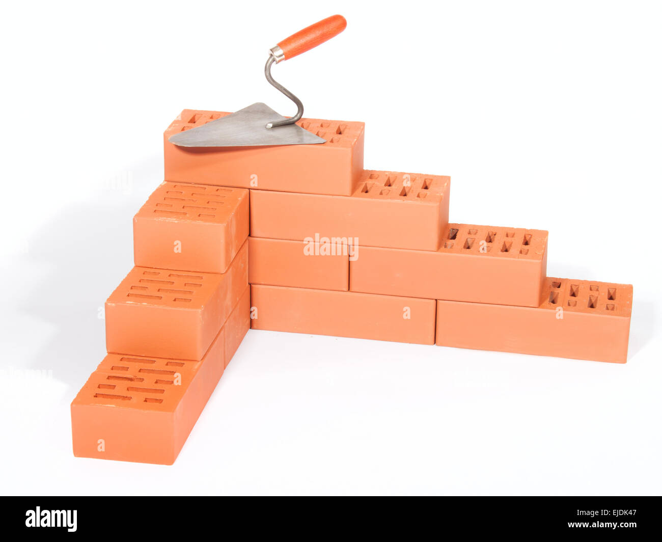 bricks and trowel Stock Photo - Alamy