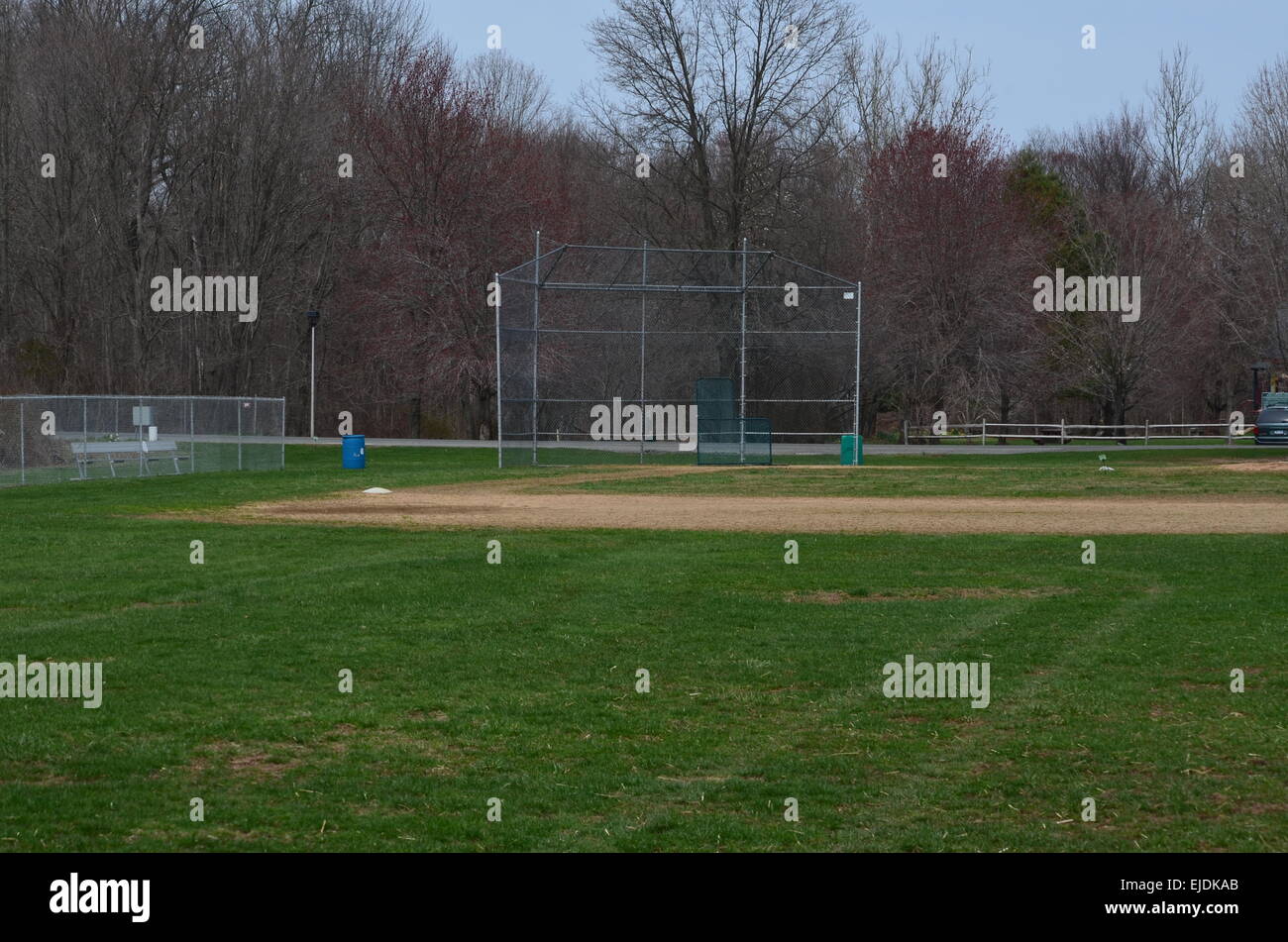 Baseball backstop hi-res stock photography and images - Alamy