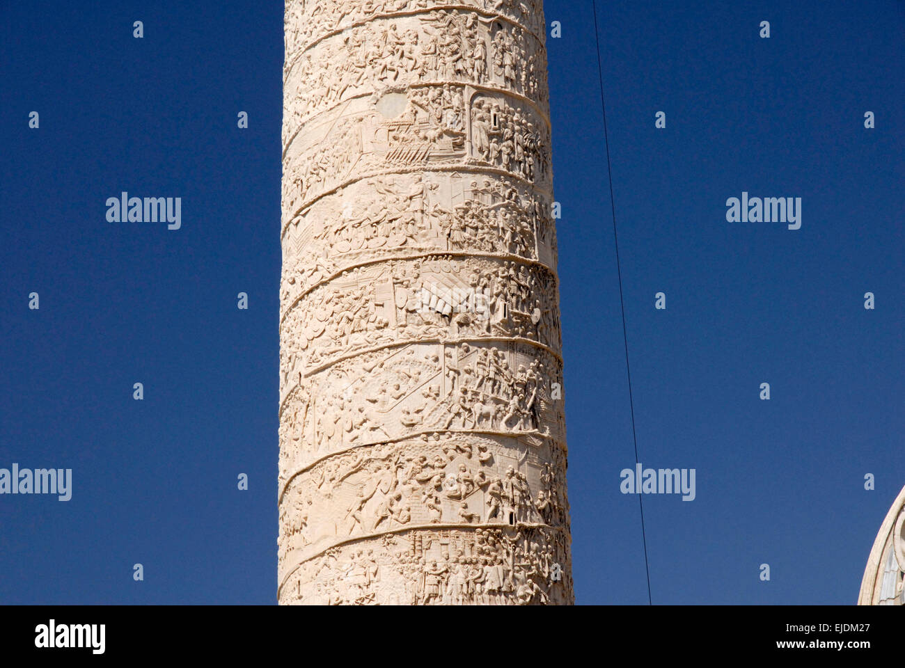 Trajan's Column, Imperial Forum, Rome. Reliefs depict details from ...