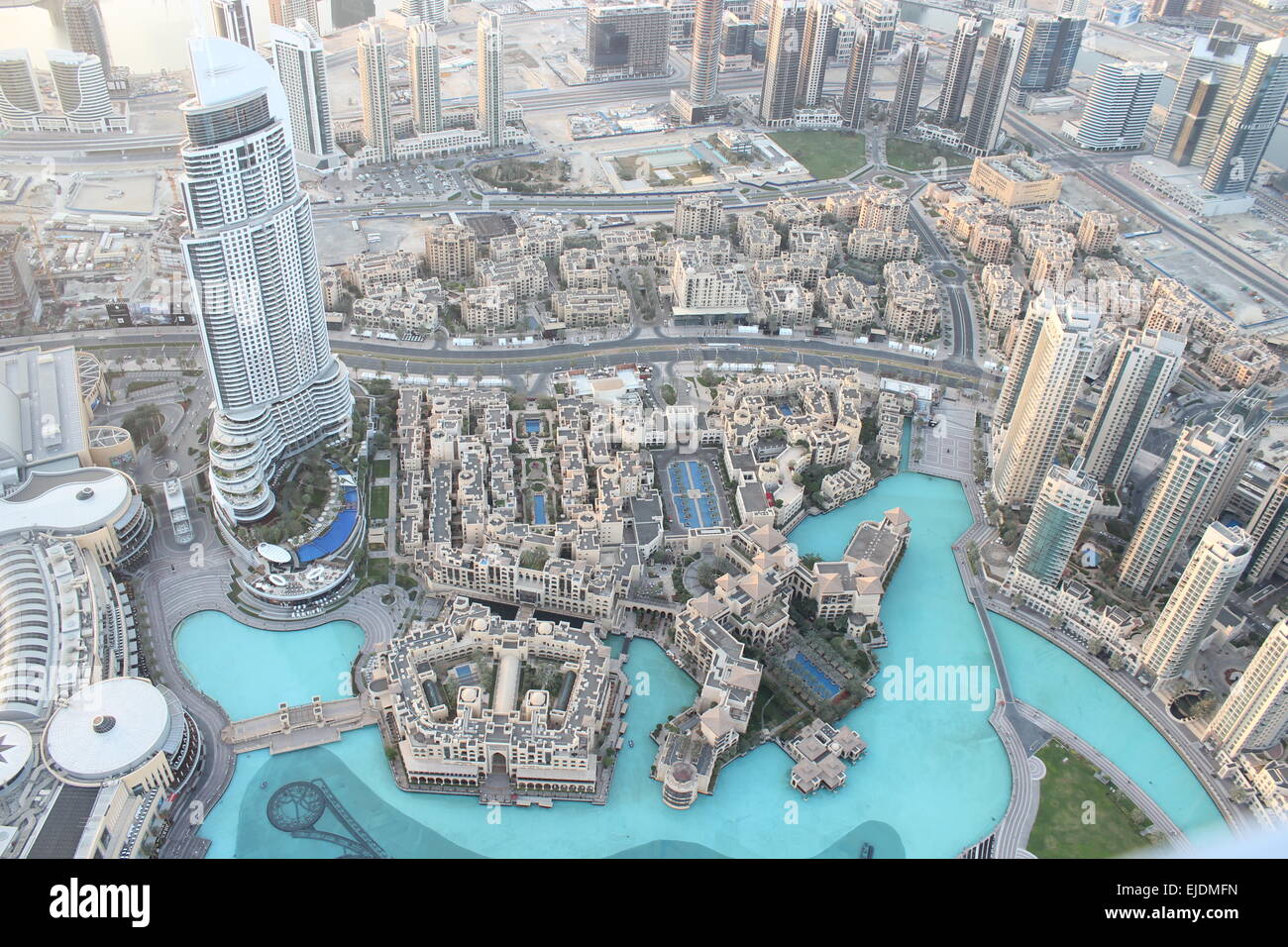 eagle eye view from the worlds tallest building-" burj khalifa" dubai ...