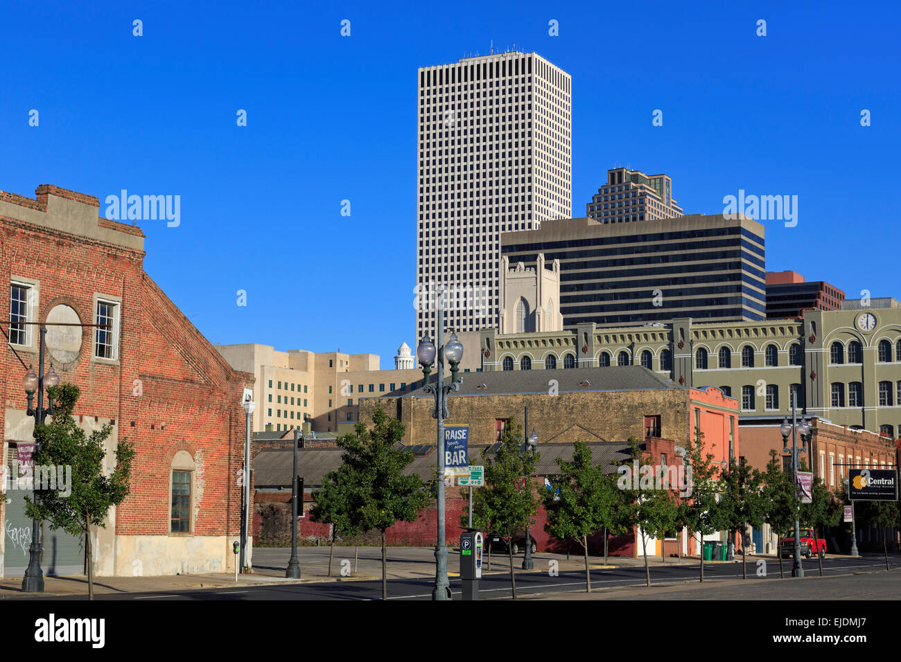 Magazine Street, Warehouse District, New Orleans, Louisiana, USA Stock ...