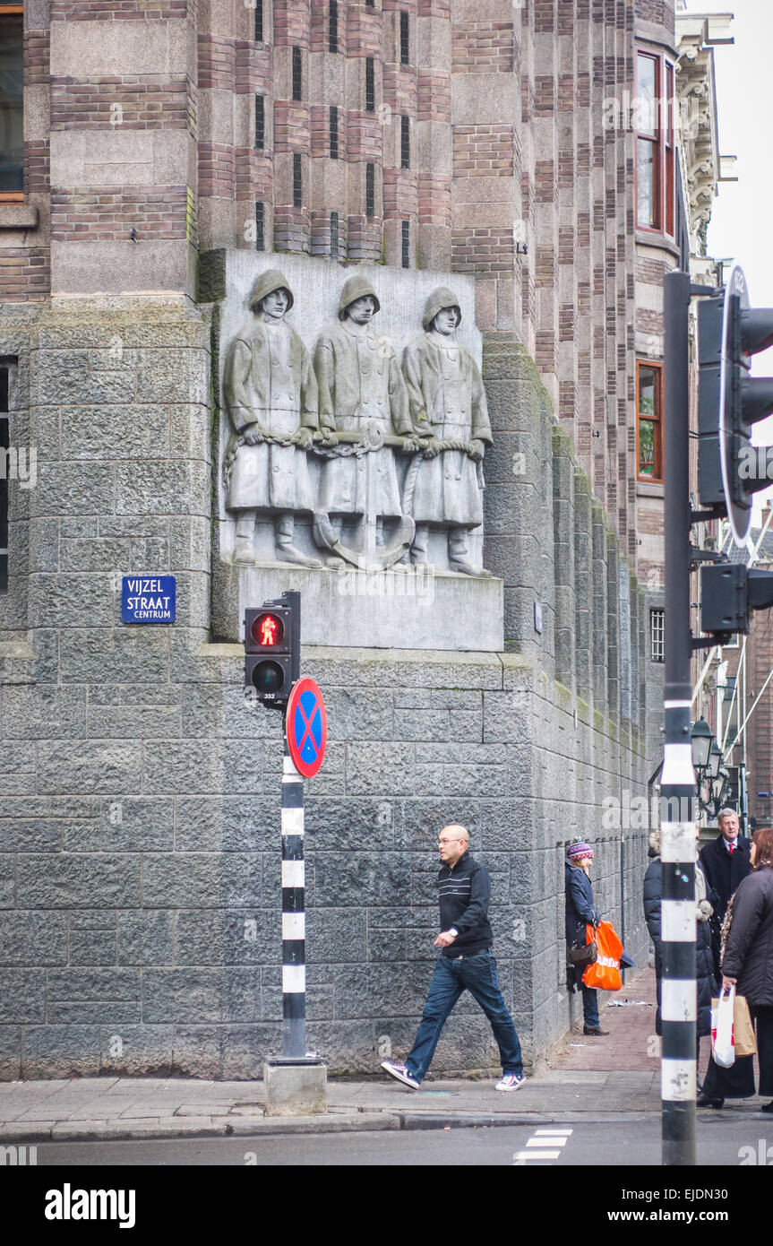 The imposing gray and pink stone building housing the Registry Office ...