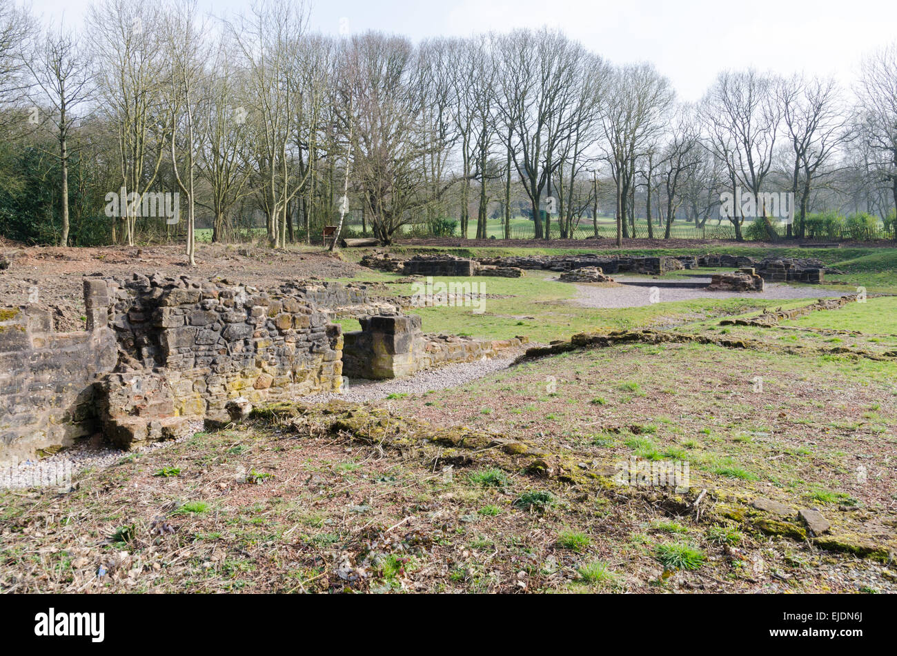The site of Sandwell Priory and Sand Well in Priory Woods Local Nature ...