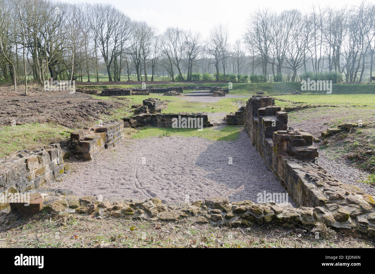 The site of Sandwell Priory and Sand Well in Priory Woods Local Nature ...