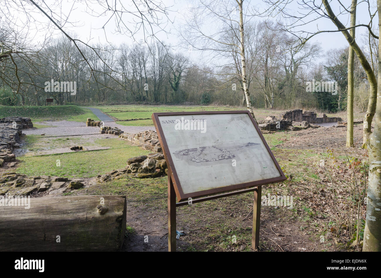 The site of Sandwell Priory and Sand Well in Priory Woods Local Nature ...