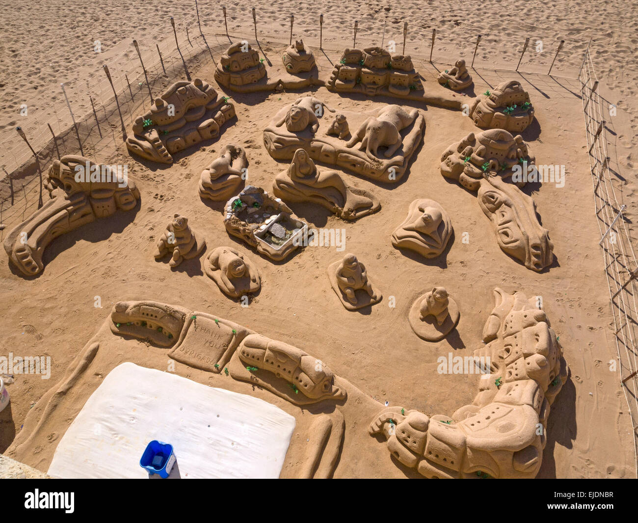 Sand sculptures hi-res stock photography and images - Alamy