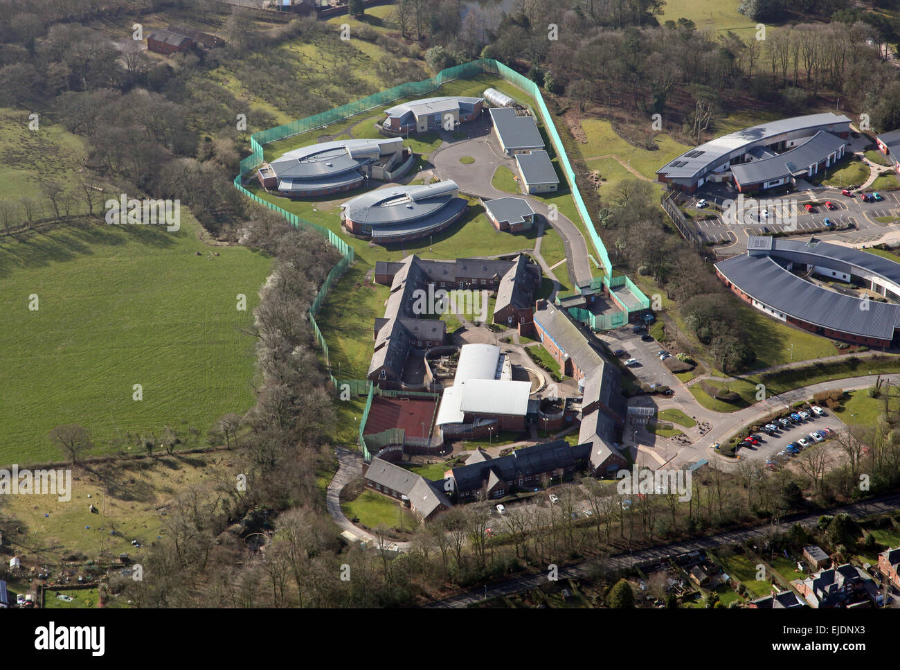 aerial view of Guild Lodge, a secure mental health facility, near ...