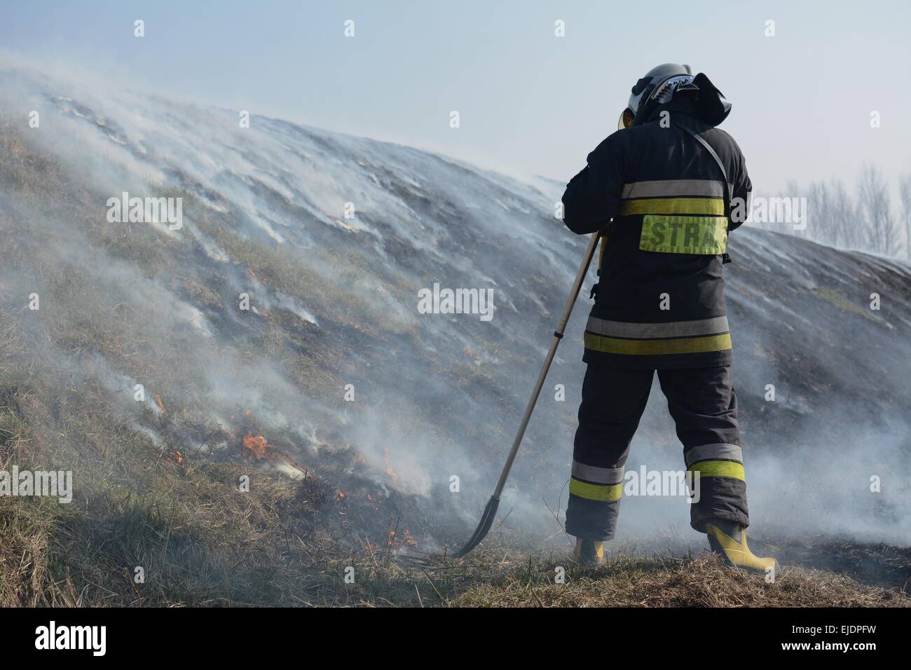 Polish firefighter hi-res stock photography and images - Alamy