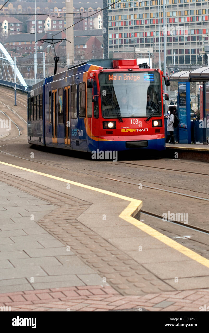 Documentary image from around Sheffield showing the Malin Bridge ...