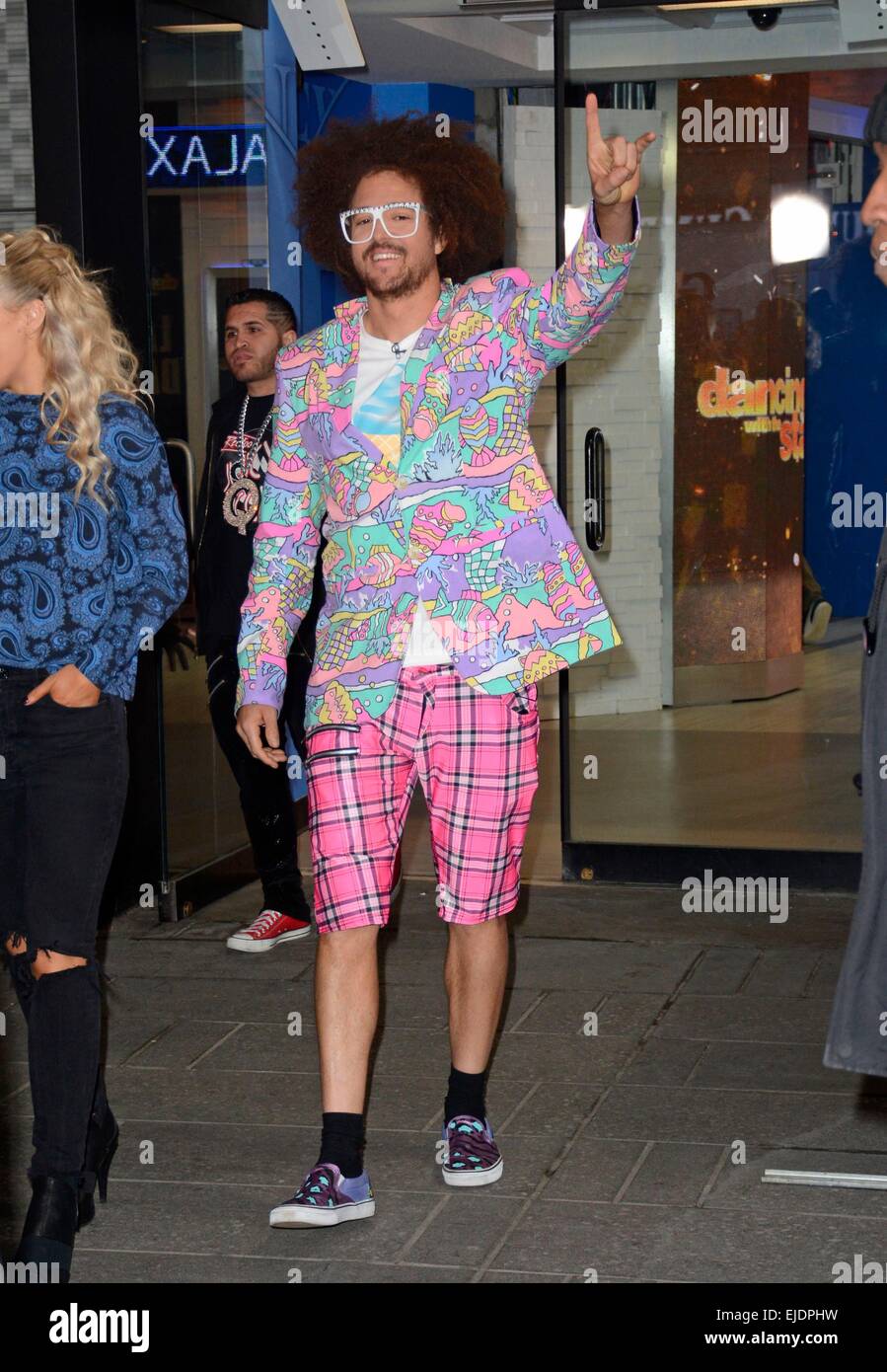 New York, NY, USA. 24th Mar, 2015. Redfoo at GMA out and about for ...
