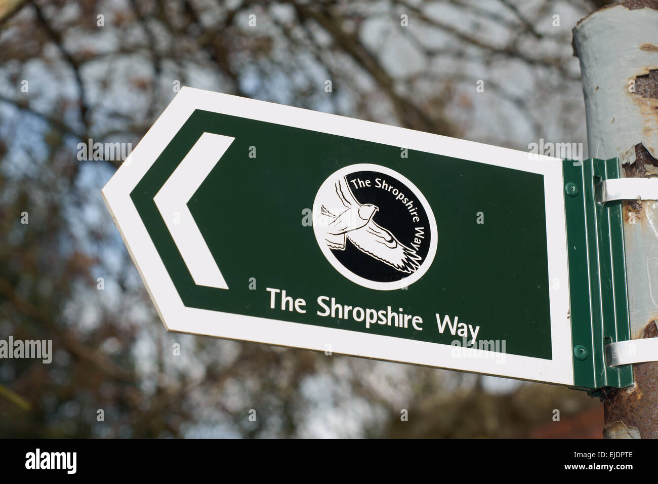 The Shropshire Way a waymarked long distance footpath running through ...