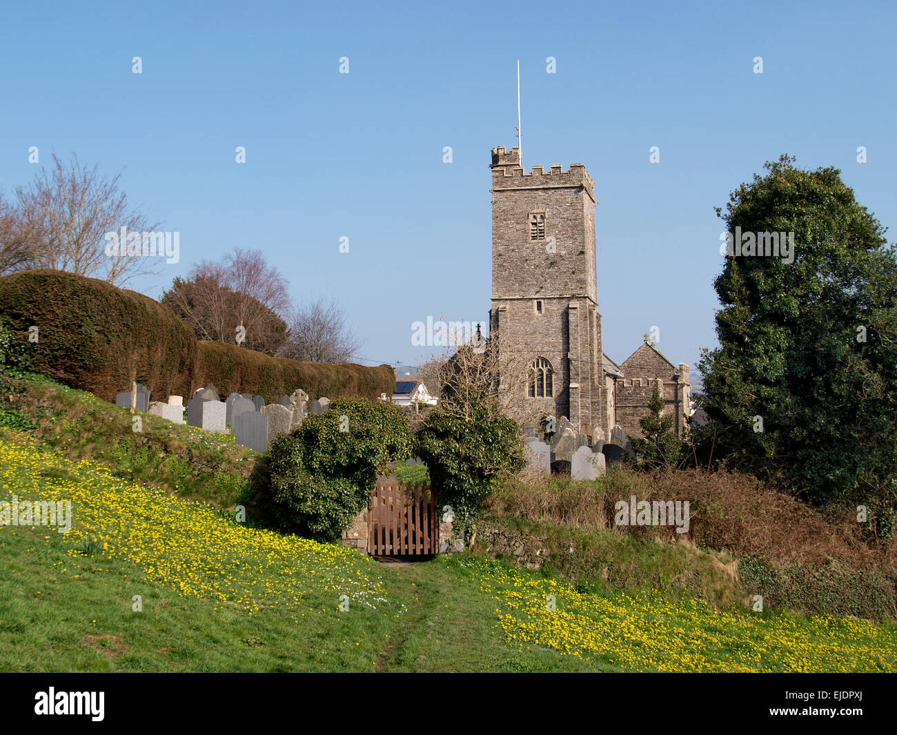 St Paul's Church, Landkey Town, Devon, UK Stock Photo - Alamy