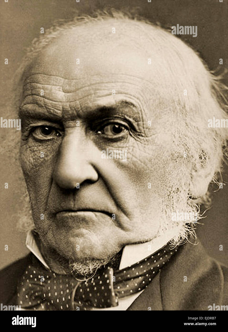 William Ewart Gladstone, former Prime Minister of United Kingdom Stock ...