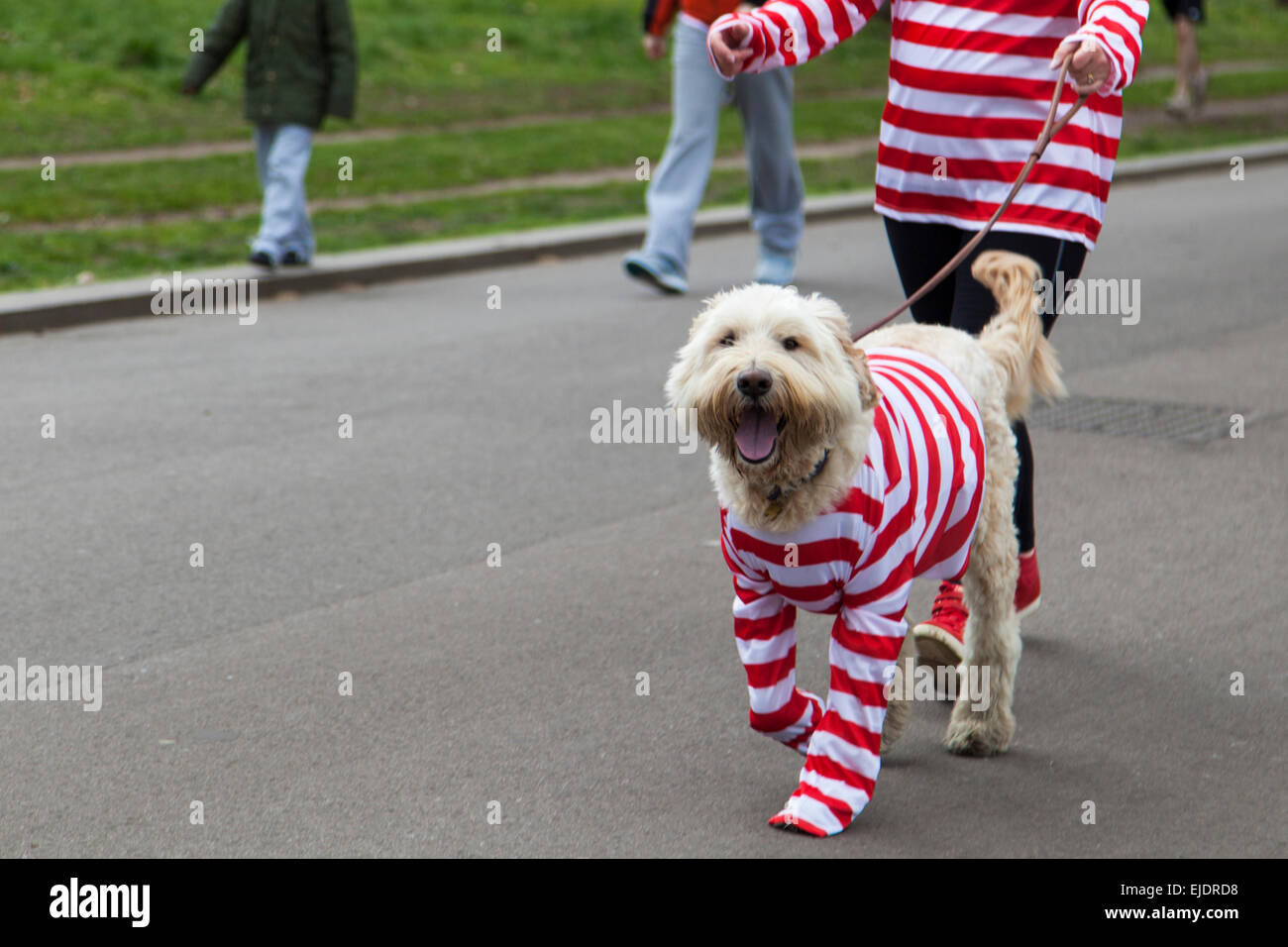 London, UK. 22nd March, 2015. London's 3rd annual Where's Wally Fun Run ...