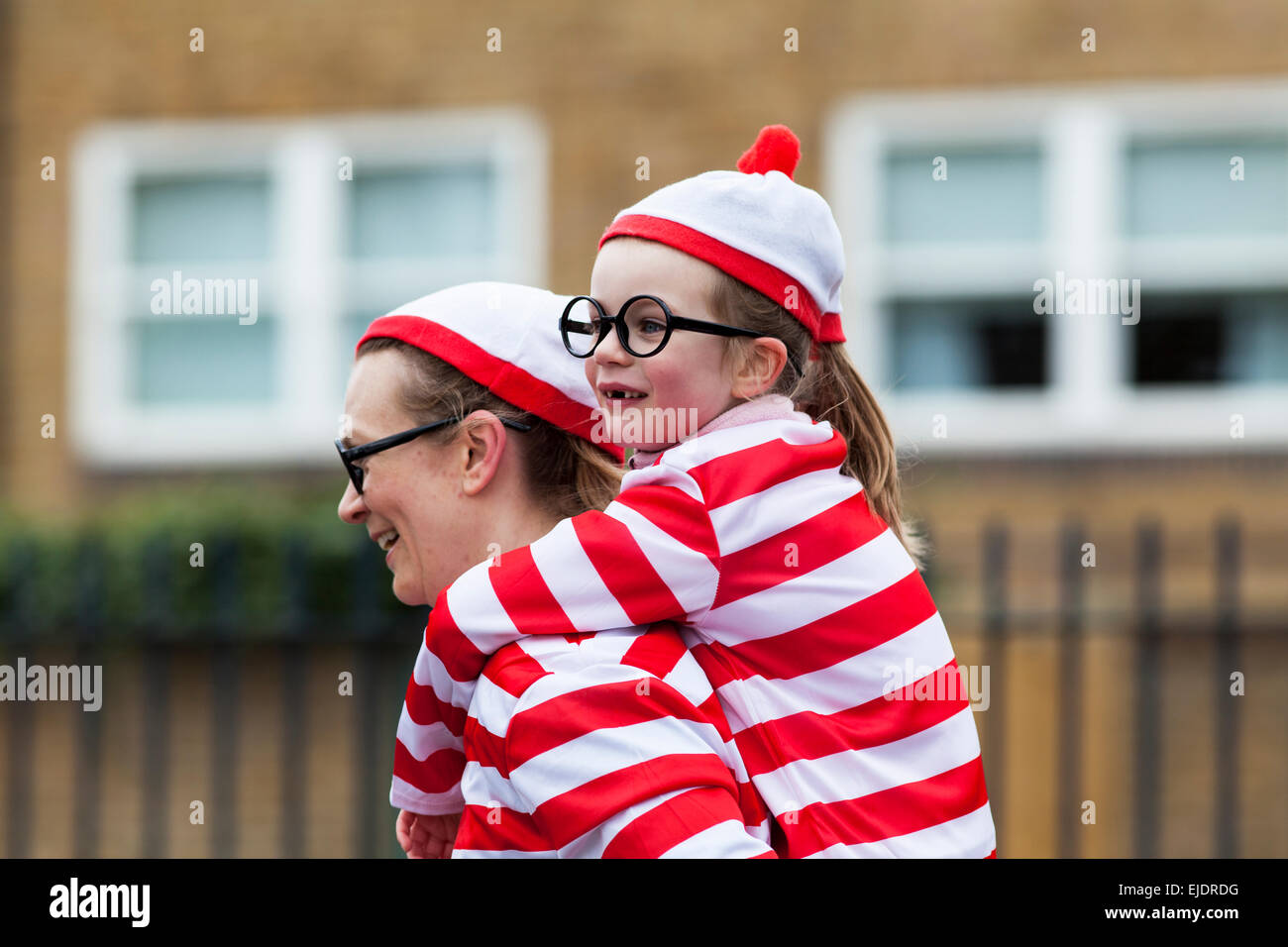 London, UK. 22nd March, 2015. London's 3rd annual Where's Wally Fun Run ...