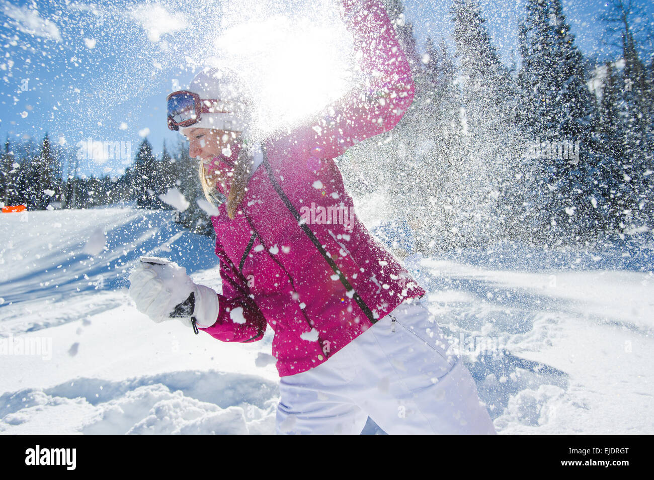 Snowball Fight High Resolution Stock Photography and Images - Alamy