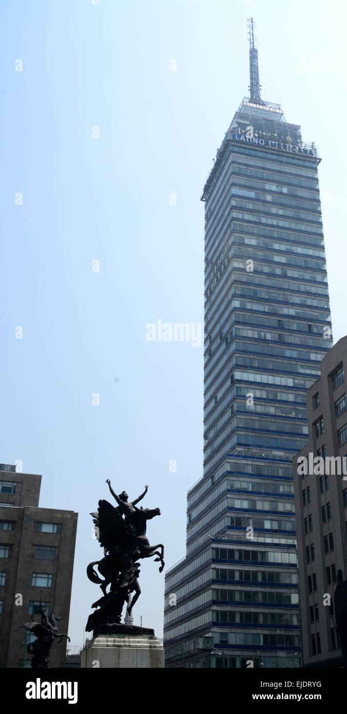 Latin American Tower in Mexico city Stock Photo - Alamy