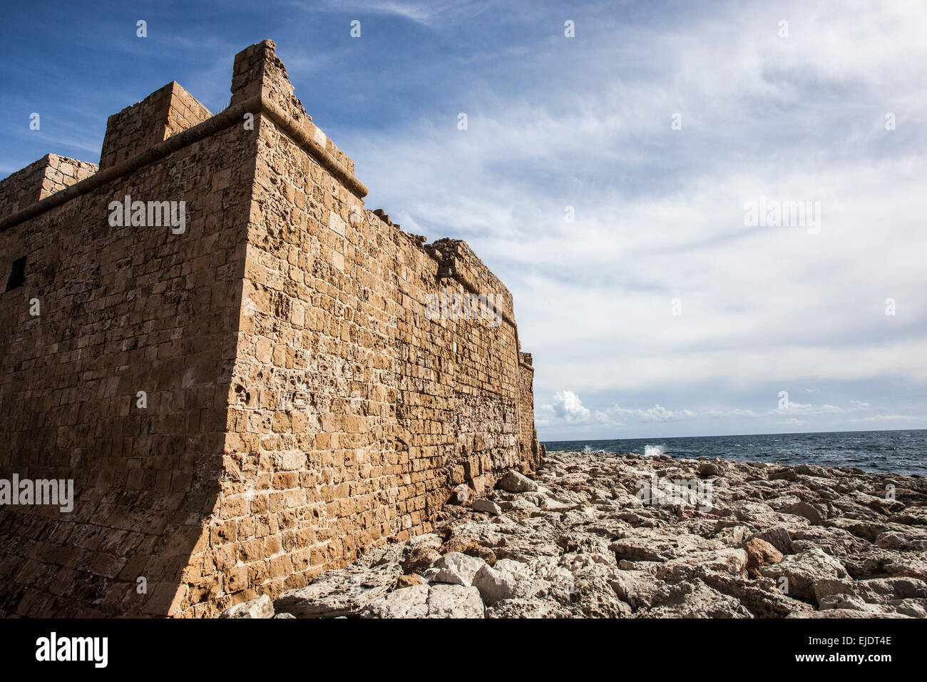Medieval castle in Paphos, Cyprus Stock Photo - Alamy