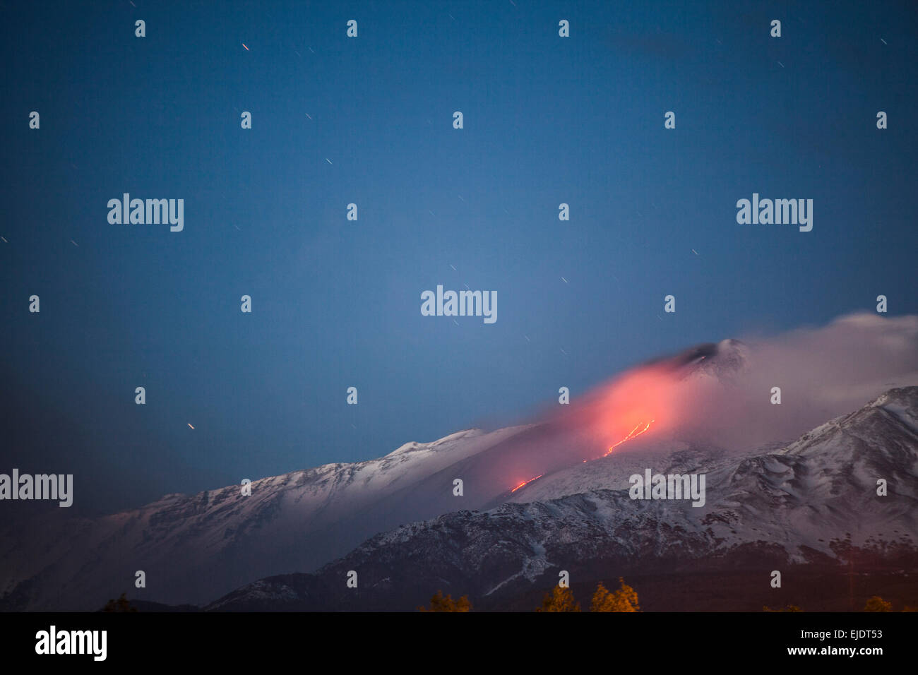 Mount Etna lava flow Stock Photo - Alamy