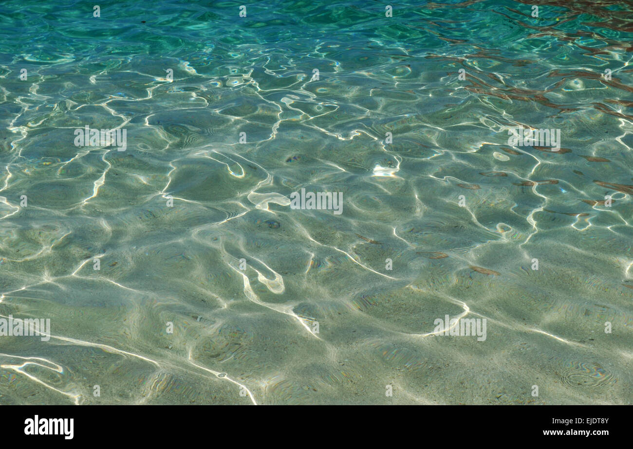 transparent sea water at andaman islands india Stock Photo - Alamy
