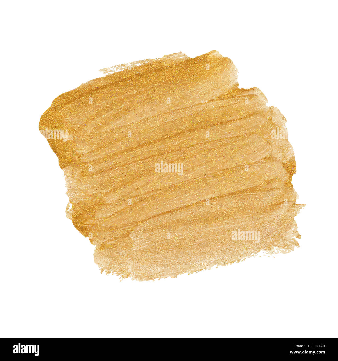 Gold acrylic paint vector banner Stock Photo - Alamy