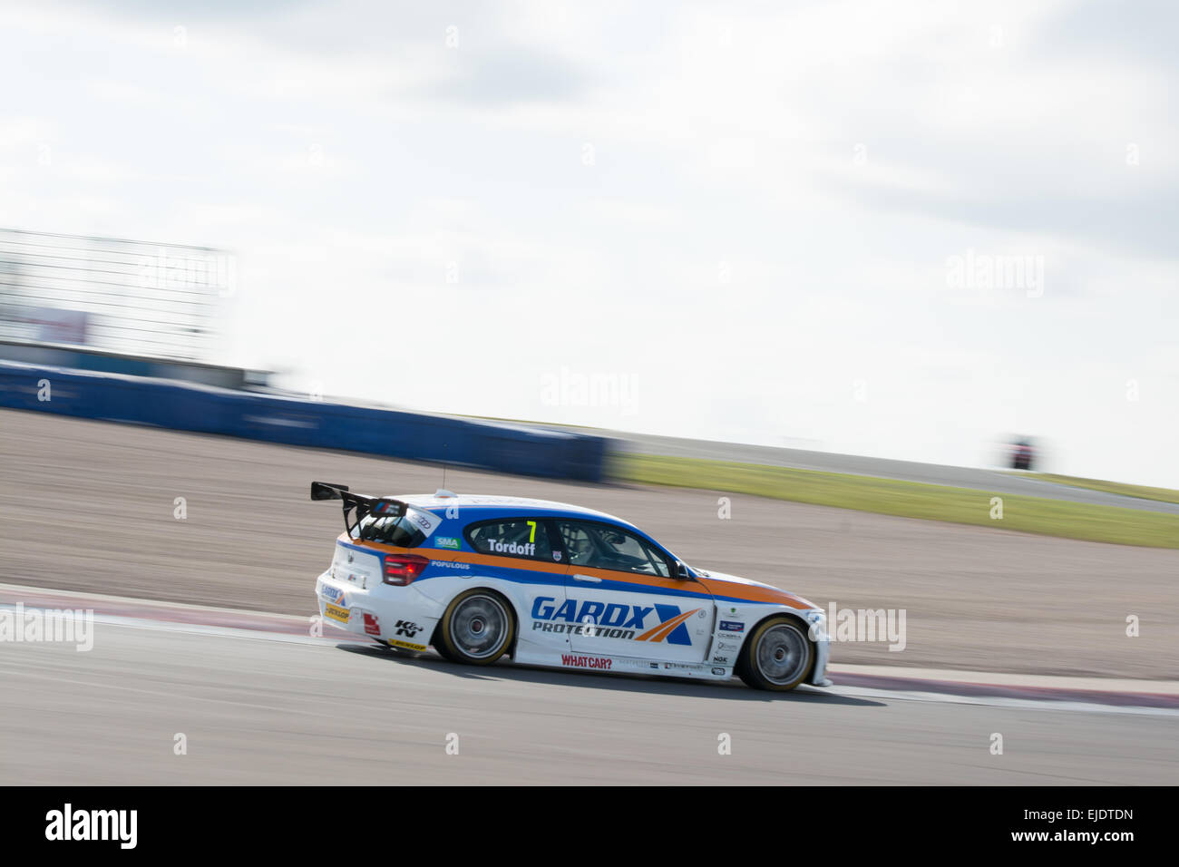 Castle Donnington, UK. 24th March, 2015. Sam Tordoff in the West Surrey ...