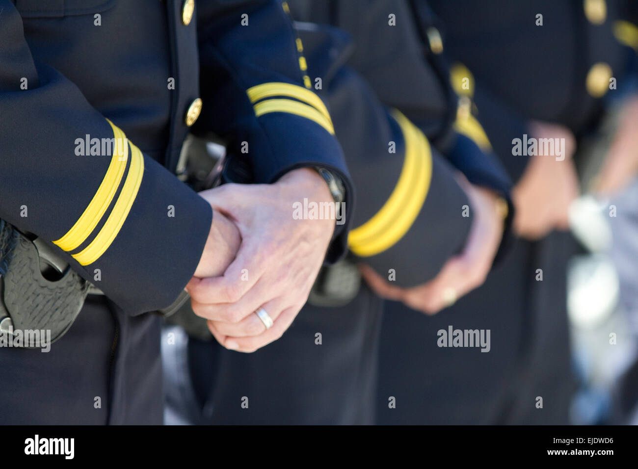 Police Officer Hands Stock Photo - Alamy