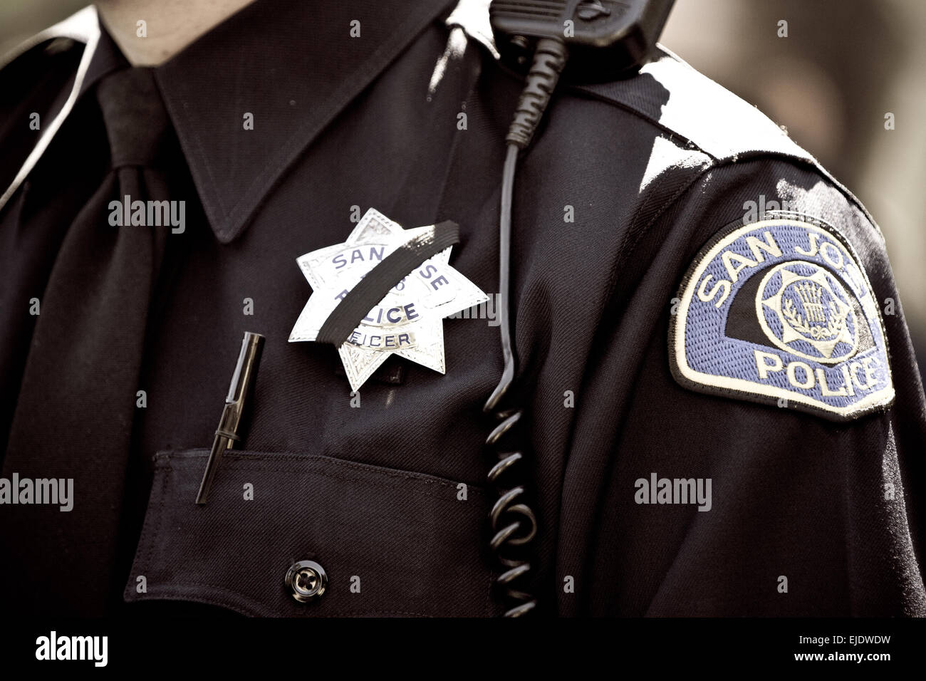 Police Officer Memorial Stock Photo - Alamy