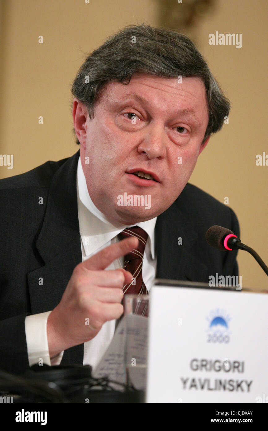 Grigori yavlinsky hi-res stock photography and images - Alamy