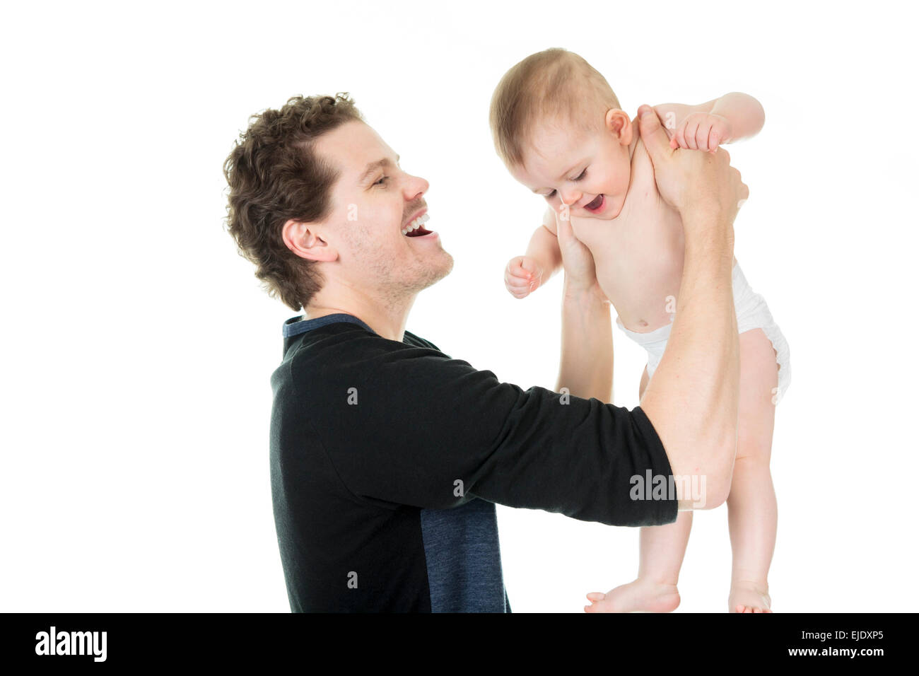 Baby father hand hi-res stock photography and images - Alamy