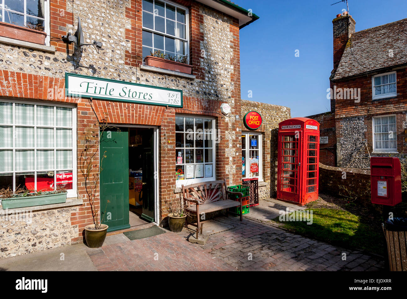 Firle village hi-res stock photography and images - Alamy