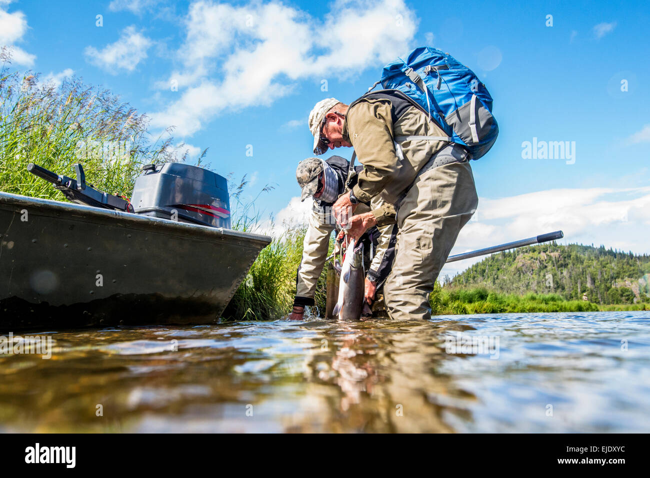 Fish stringer hi-res stock photography and images - Alamy