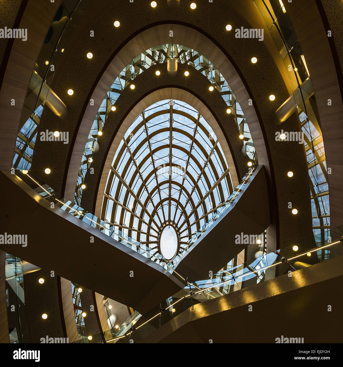 Inside Liverpool's Central Library Stock Photo - Alamy