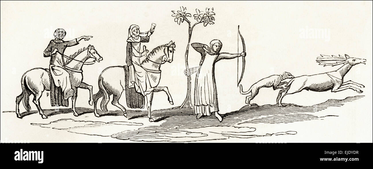 Medieval hunt hi-res stock photography and images - Alamy